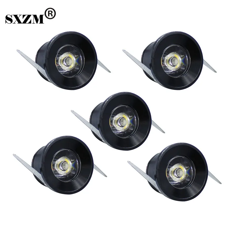 1W 3W 5pcs/lot Mini led cabinet light AC110V 220V spot light White or ...