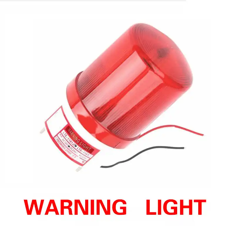 24V 12V 220V 110V RED Warning light LED lamp beacon for gsm alarm ...