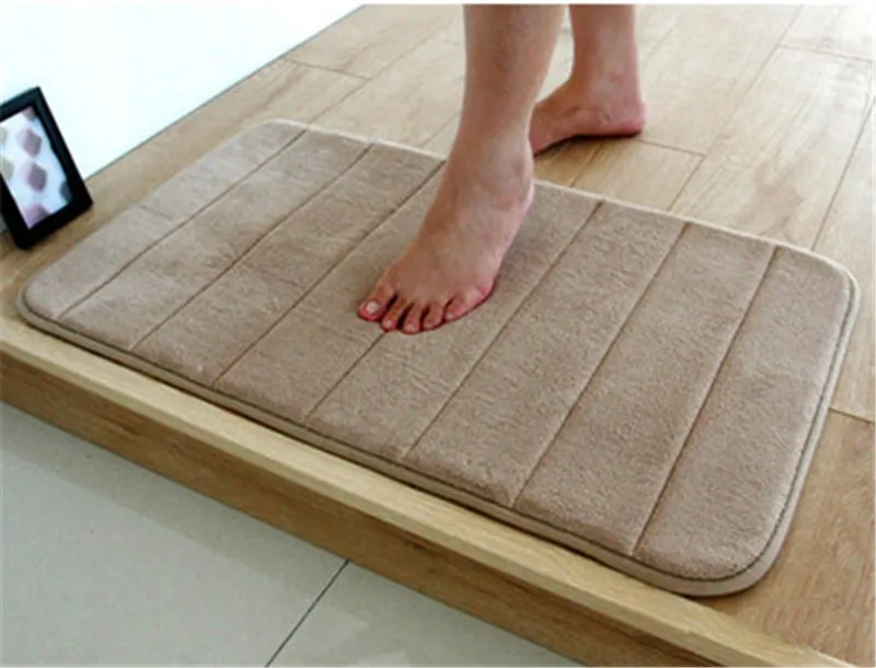 Memory Foam Multi Color Carpets Mats Foot Pads for living Room Carpet ...