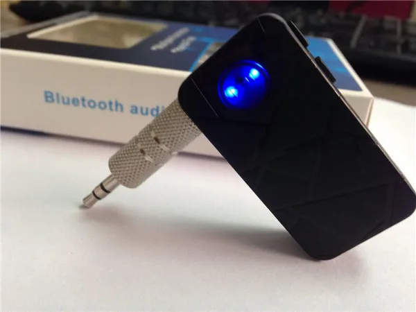 Speaker adapter wireless 3.5mm jack mini Bluetooth handsfree car kit ...