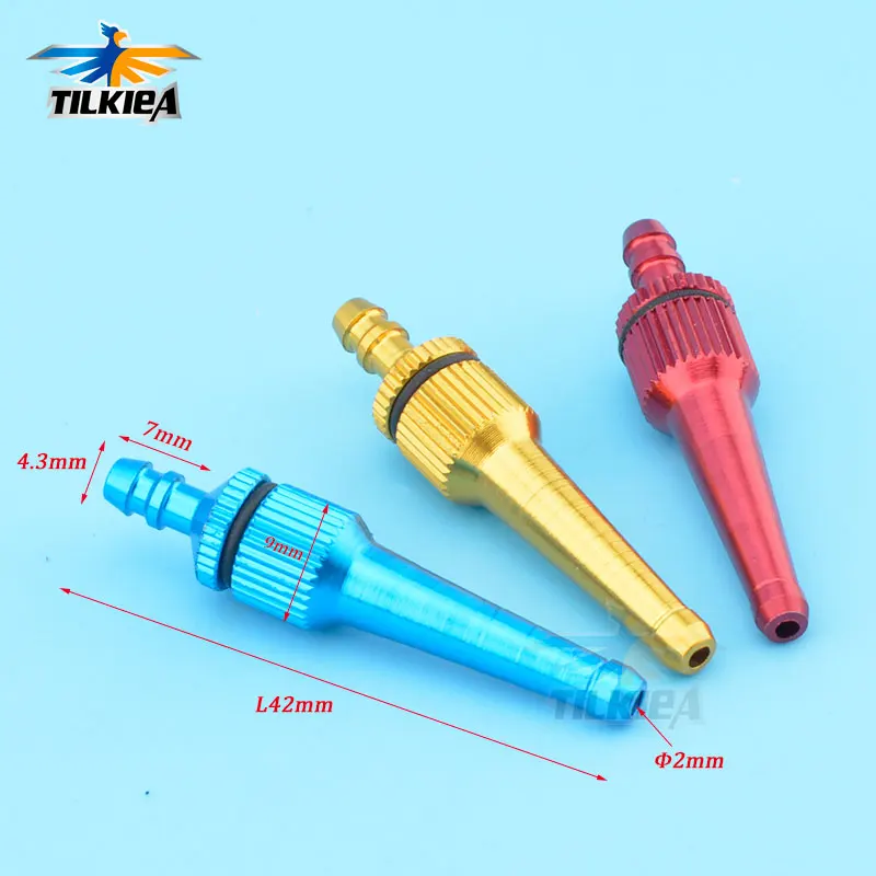 1pc Aluminum L42mm Fuel Pipe Nozzle with Fuel Filter Filling Nozzle ...
