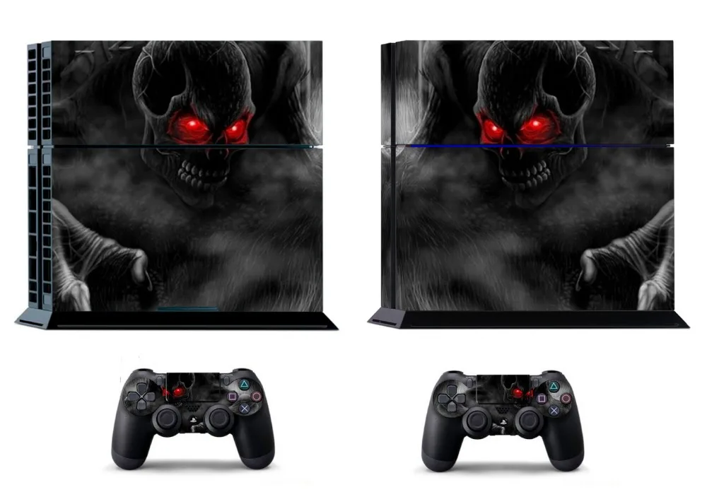 Dark Skull 205 PS4 Skin Sticker for PlayStation 4 Console - ConsoleSkins.co