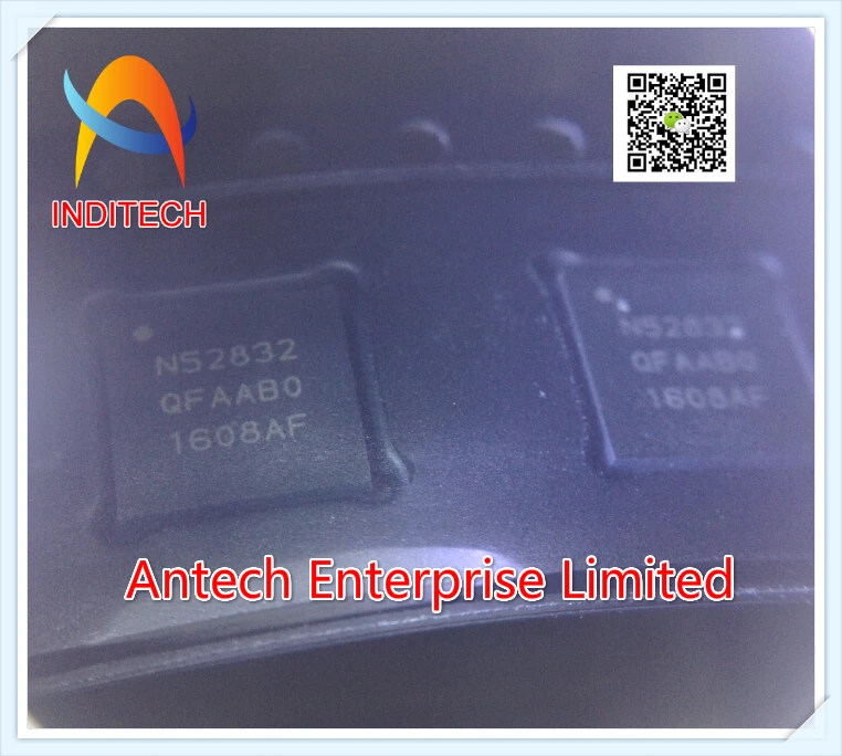 50 개 NRF52832 QFAA R N52832 QFAA RF ic 블루투스 칩 원래 새로운|ic chip ...