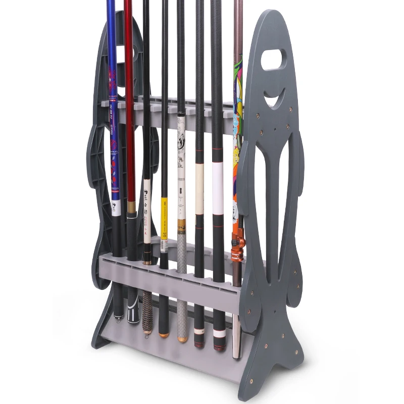 High-strength Detachable Fishing Rod Display Stand Marine 16 Grid ...