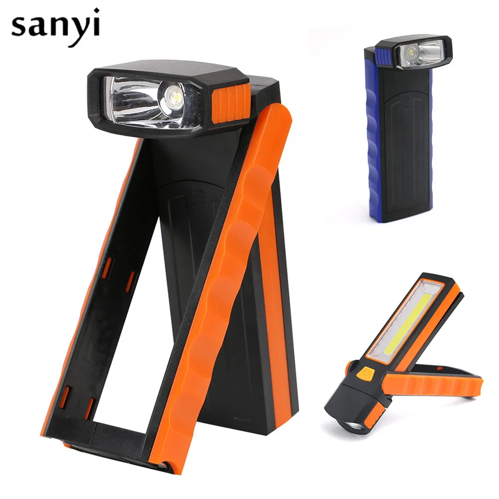 Cob Led Work Light Flashlight Inspection Lamp Camping Night Light Tent ...