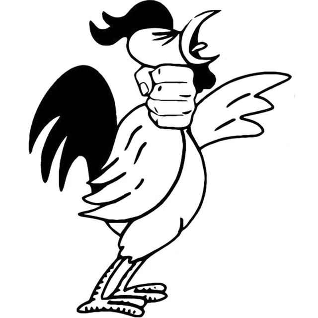 12.5X15.2CM Choking My Chicken Funny Vinyl Car Sticker Motorcycle Decal ...