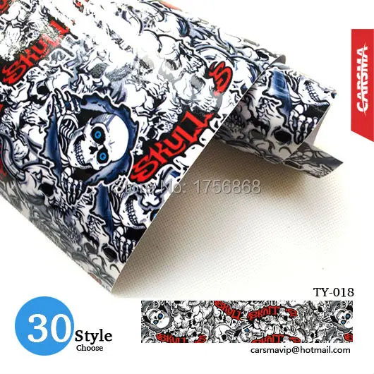 60" x 20" JDM PIG CARTOON GRAFFITI CAR STICKER BOMB WRAP SHEET DECAL ...