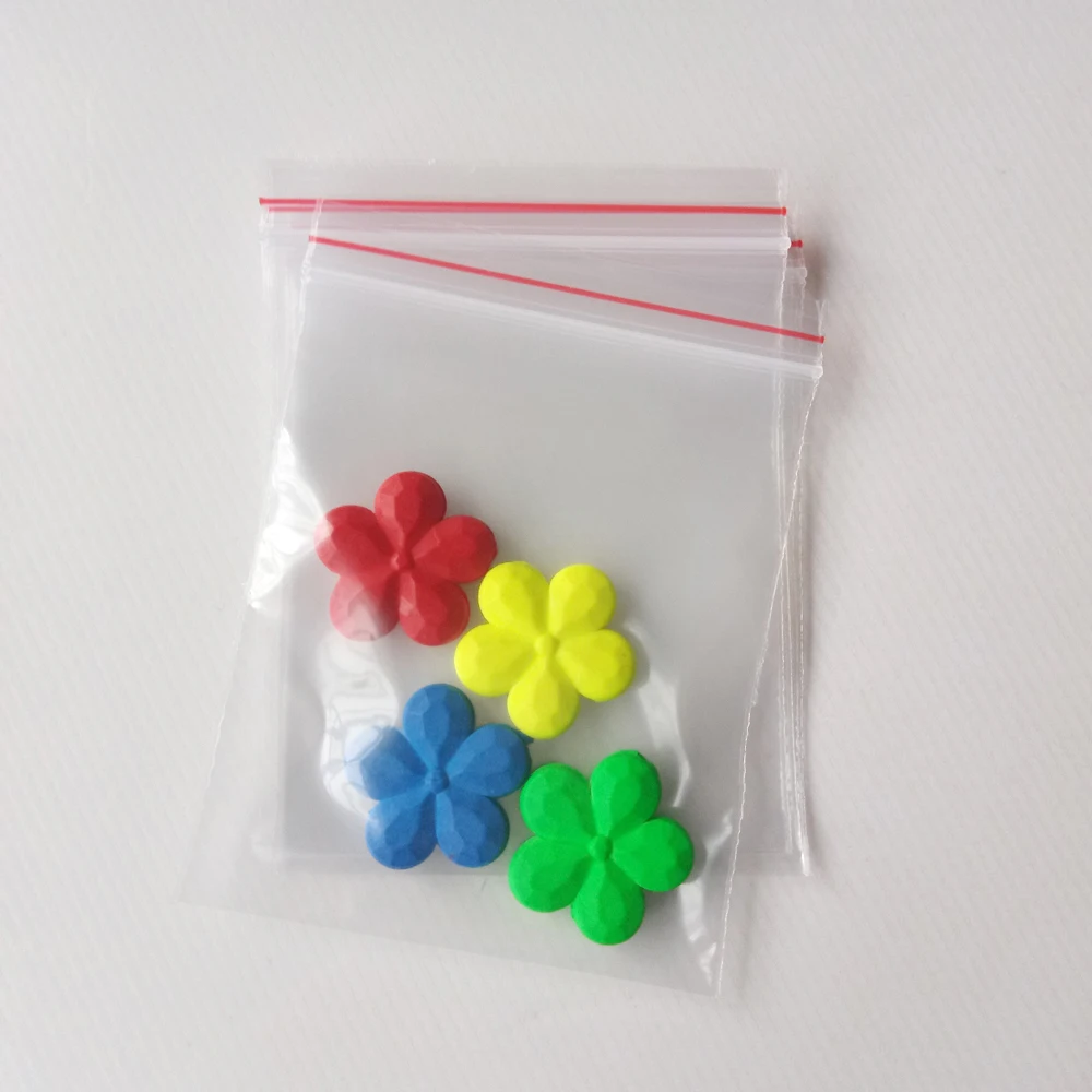 지퍼 Pe 플라스틱 투명 가방 10x15cm 지퍼 잠금 비닐 봉투 여성선물 쥬얼리 포장 디스플레이 보관 파우치 1000 피스