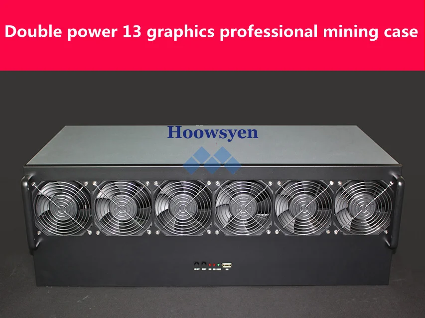 Riser mining case ETH/ETC/ZEC/XMR 4U mine mining machine chassis ...