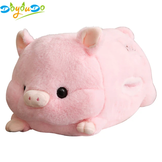 50cm Plush Stuffed Pig Toy Lovely Round Fat Pig Soft Stuffed Animals ...