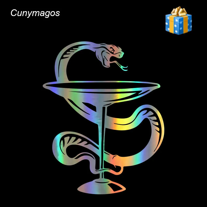 Medicine Symbol Snake Car Sticker Motorcycle Vinyl Decal Car Body Door ...