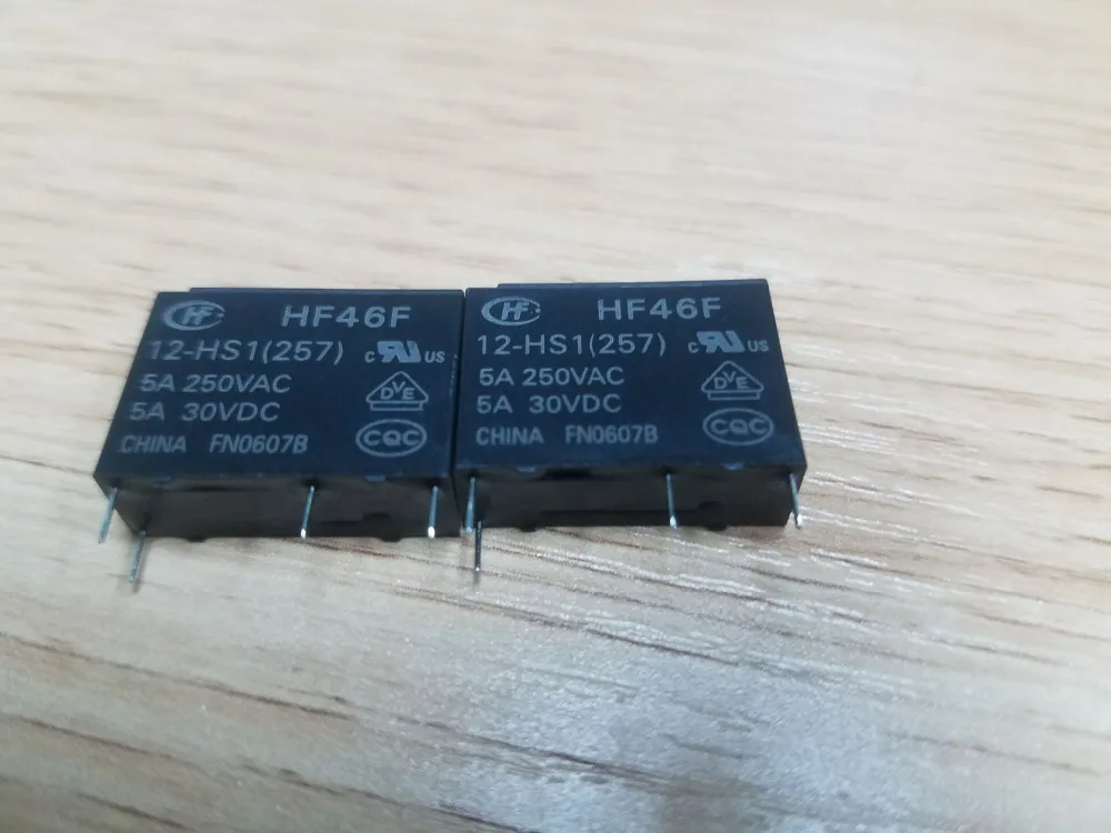 Original and New HF46F 12 HS1 4PIN HF46F 12 HS1 HF46F/12V-in Relays ...