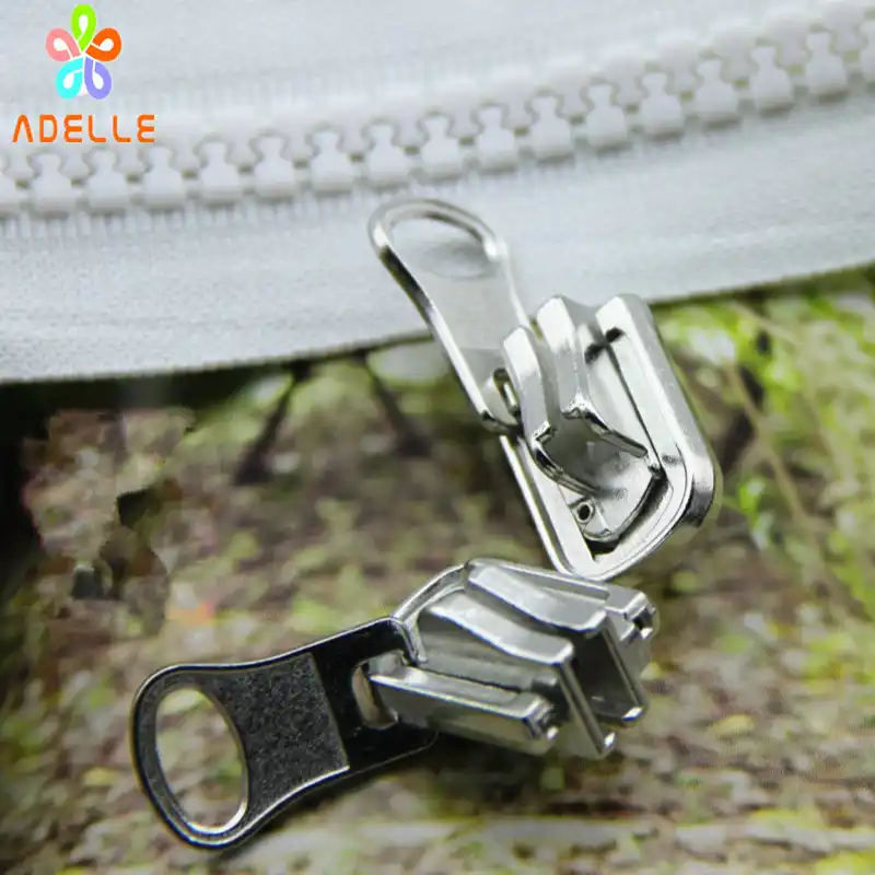 10pcs Plastic resin Zipper Slider NO.5 Auto Lock reversible double face ...