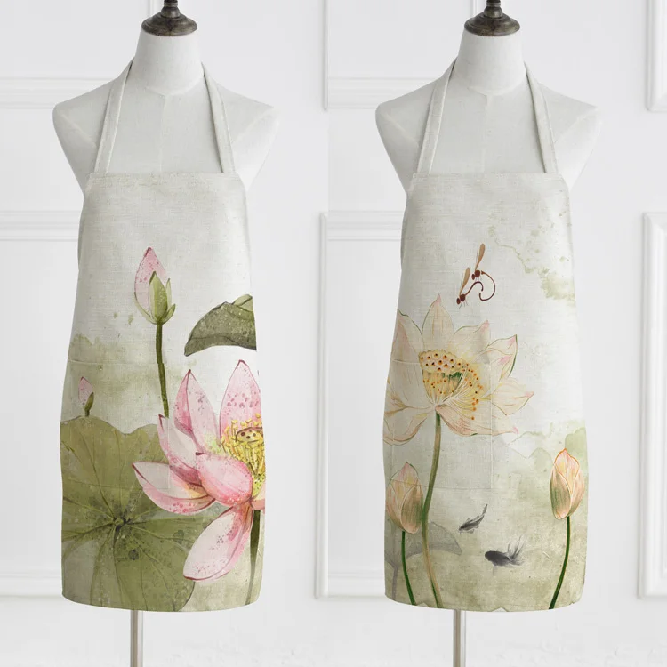 Womens Aprons Mainstays Chef Kitchen Apron, 28" X 32" Coffee Cotton Bib ...