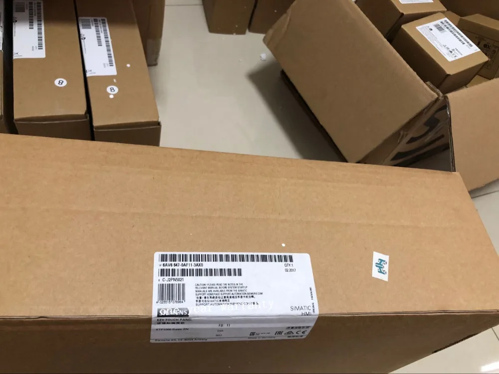 Simatic Hmi Ktp1000 Basic Color Pn, 10" Tft Basic Pane 6av6647-0af11 ...