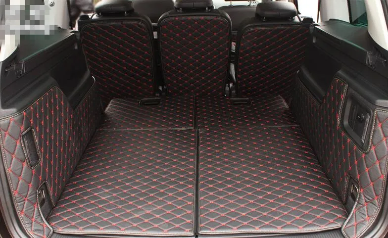 Good Quality! Full Set Car Trunk Mats For Volkswagen Sharan 7 Seats ...