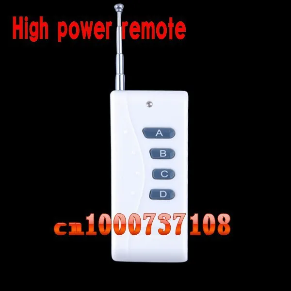 12v 4 button/keys rf remote Long distance rf wireless remote control ...