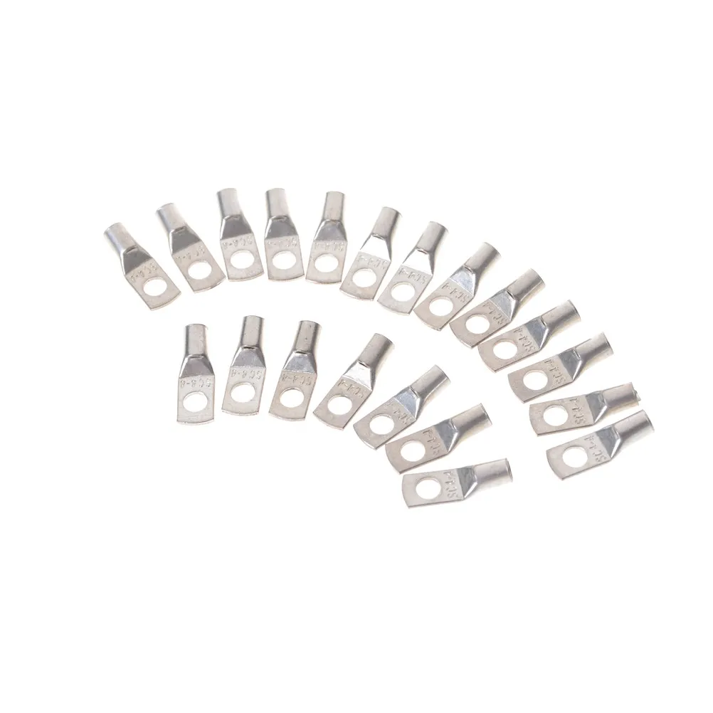 COSSE ELECTRIQUE,M6 10mm2--Bornes de batterie, 20 pièces SC6 5-6 M4-M5-M6-M8, trou de boulon ...