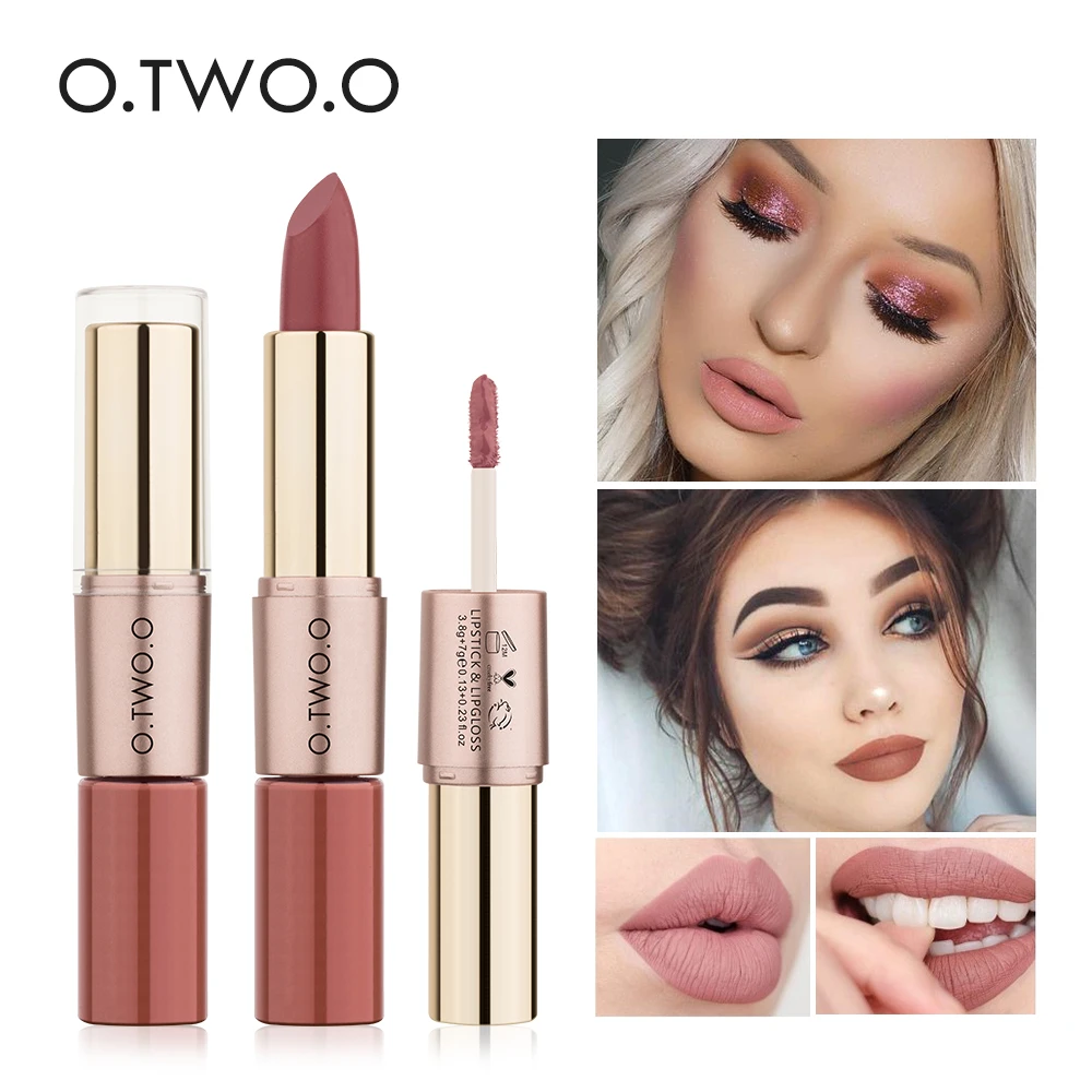 O.two.o Lip Makeup Lipstick 12 Colors Matte Lipstick Liquid Otwoo ...