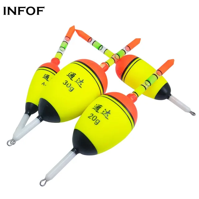 Aliexpress.com : Buy INFOF 5 10pcs EVA Foam Float Fishing Floats Bobber ...