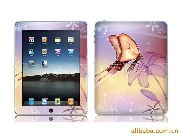 New Pvc Decal Protective Front & Back Sticker Tablet Decals For Ipad 2 ...