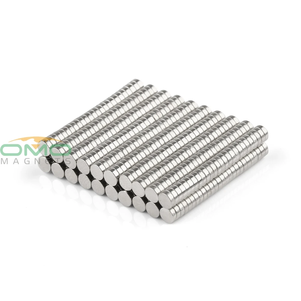 500pcs OMO Magnet N50 Diameter 3mm x 1mm thick Disc Rare Earth Neo ...