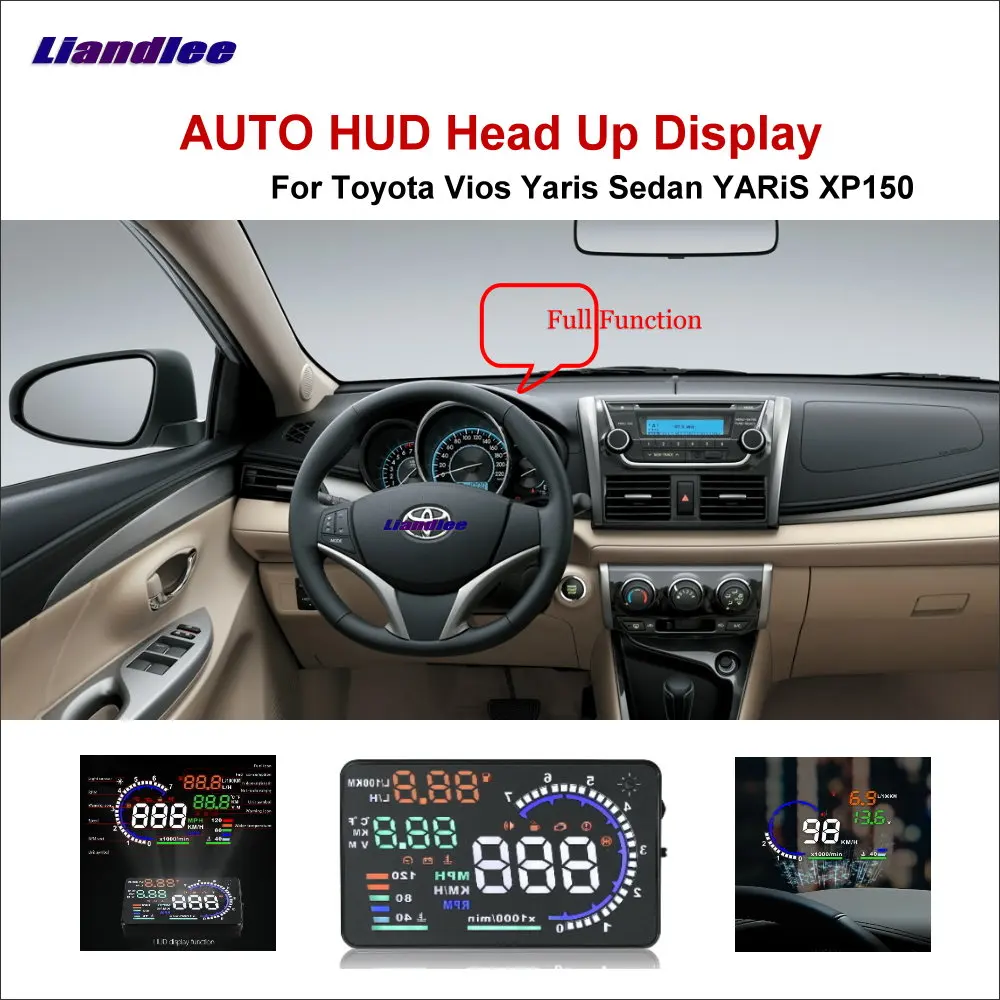 Car-HUD-Head-Up-Display-For-Toyota-Vios-Yaris-Sedan-Prius-XP150-2013 ...