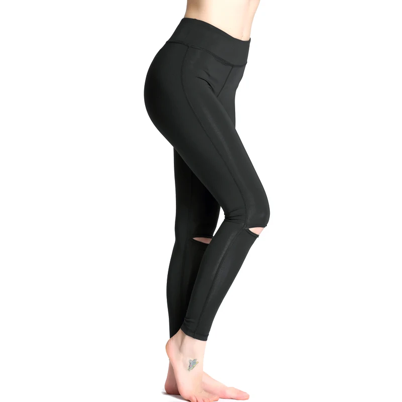 Buy Women Breathable High Elasticity Yoga Pants Hollow