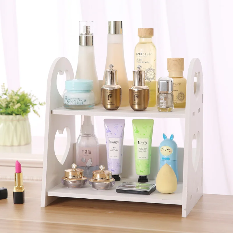 Creative waterproof cosmetic storage rack Bathroom desktop rack Multi ...