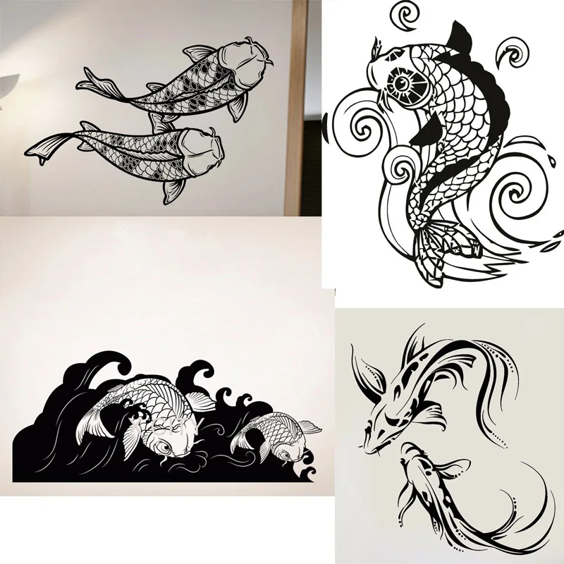 Stiker Ikan Koi