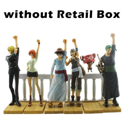 6pcs One Piece Anime Alabasta Arc Luffy Zoro Sanji Nami Usopp Chopper ...