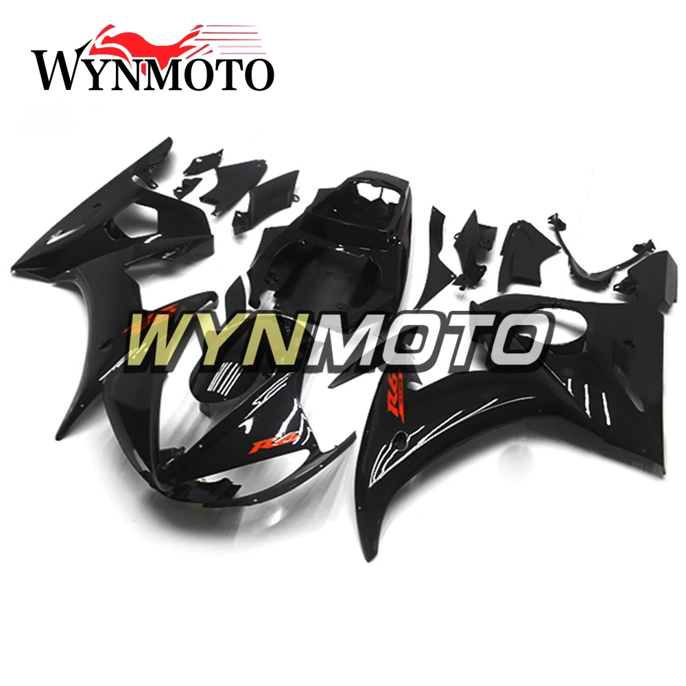 Complete ABS Injection Plastics Fairings For Yamaha YZF R6 Year 2005 ...