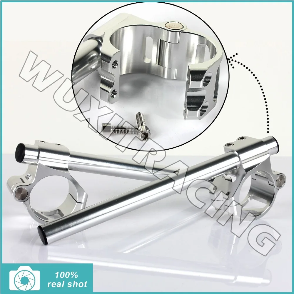 41mm Cnc Split Clip Ons Handlebar For Honda Cbr 400 600 1000 Cr 450 Nt