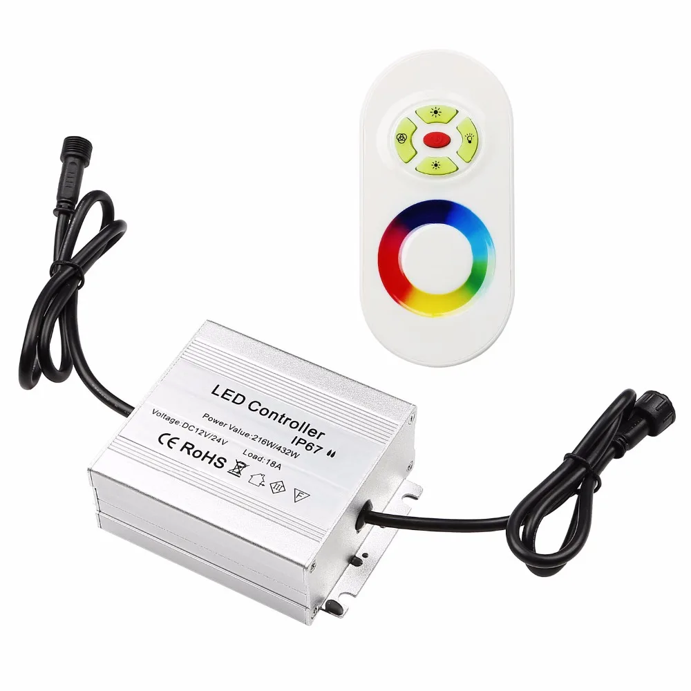 Aluminium LED Control System 216W IP67 Waterproof Wireless Controls RGB ...