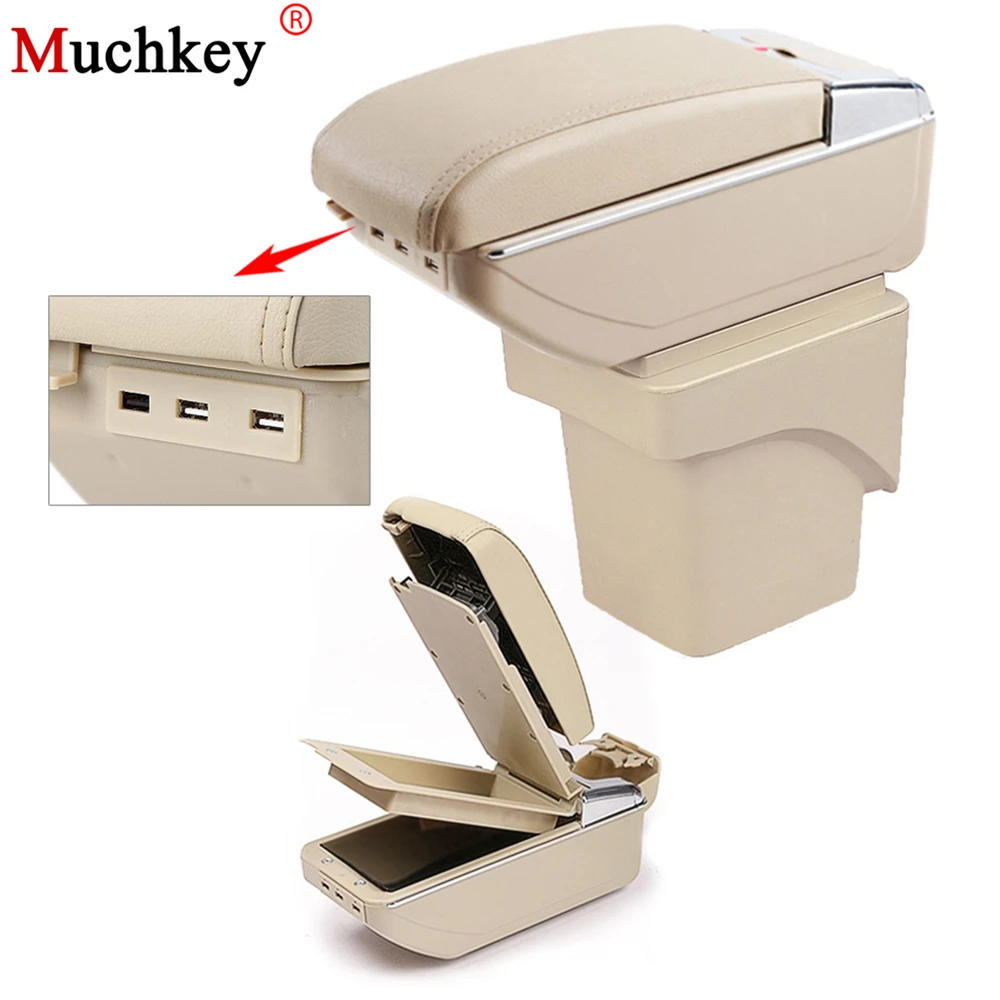 For Ford Focus 2 Mk2 2009 2010 2012 USB Armrest Box Central Store ...