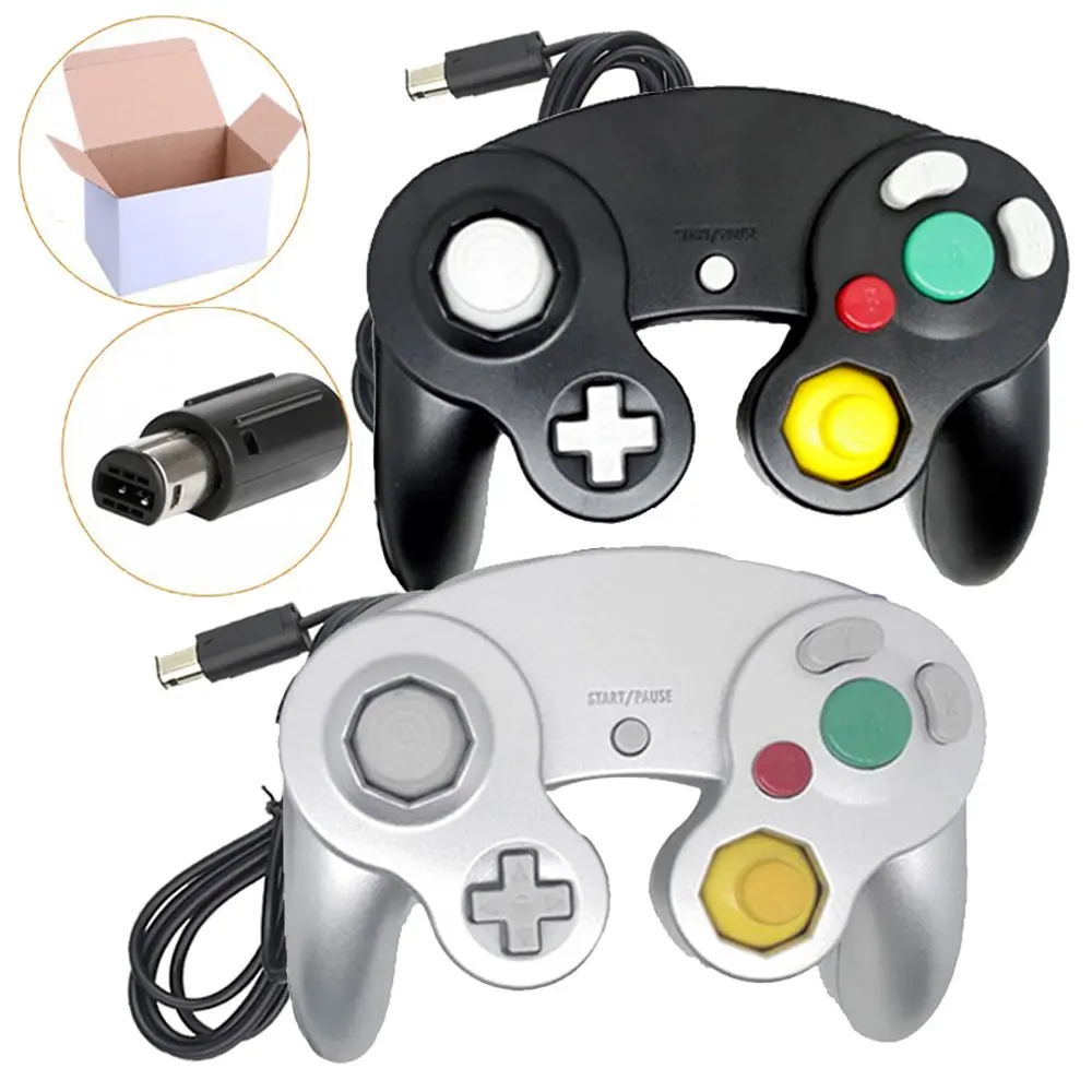 Novo-cl-ssico-com-fio-controlador-joystick-joypad-gamepad-para-nintend ...