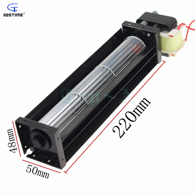 Gdstime HL30190 220x50x48mm AC 220V 12W 0.1A Cross flow Cross Flow Fan ...