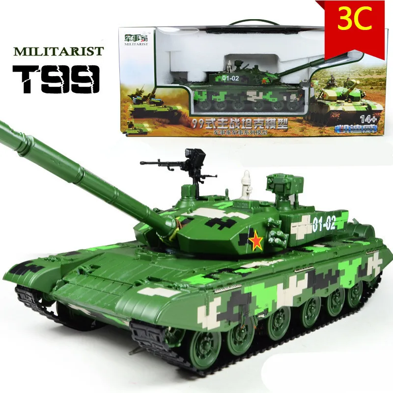Big Military Model,1:35 alloy model T99 MBT tank,Metal tanks,Diecast ...