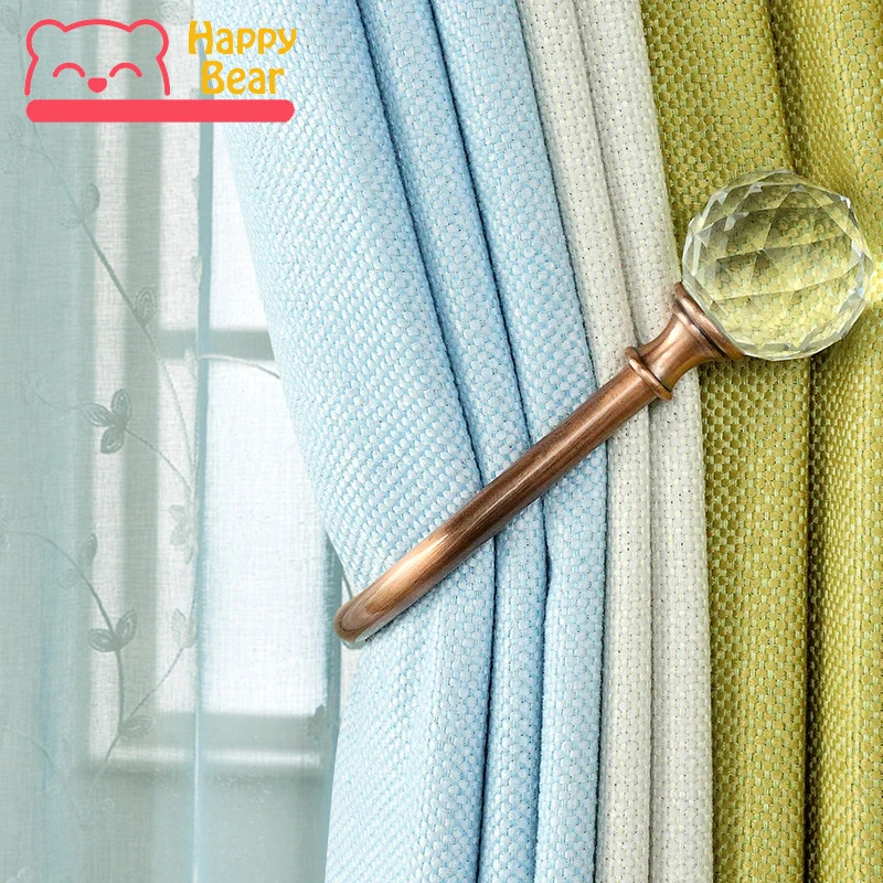1 pair home Copper Art U shape Curtains Tieback fashion creative ...
