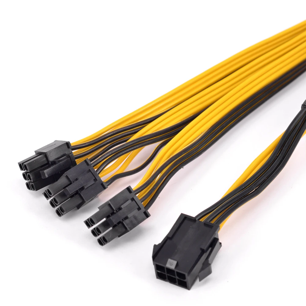 Pcie Gpu 6pin Port Multiplier Pcie Graphics Card 6 Pin 1 To 3 Ways ...