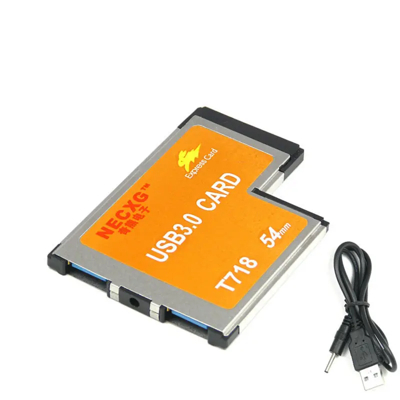 Aliexpress.com : Buy Express Card Expresscard 54mm to 2 Port Dual USB 3 ...