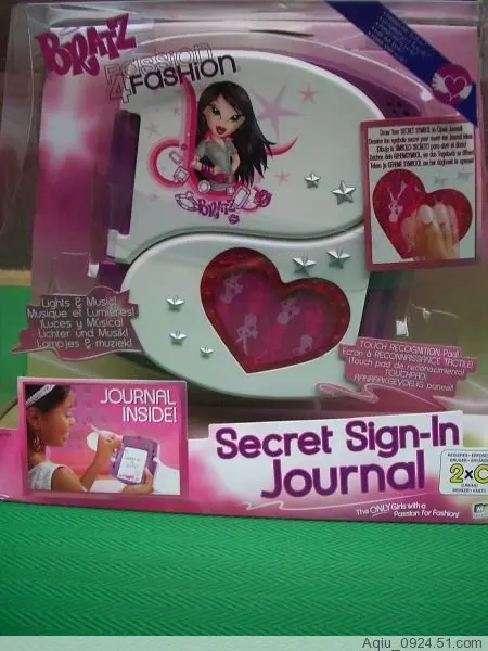 Hsb toys Bratz Doll MGA BRATZ SECRET SIGN IN JOURNAL pssion 4 fashion ...