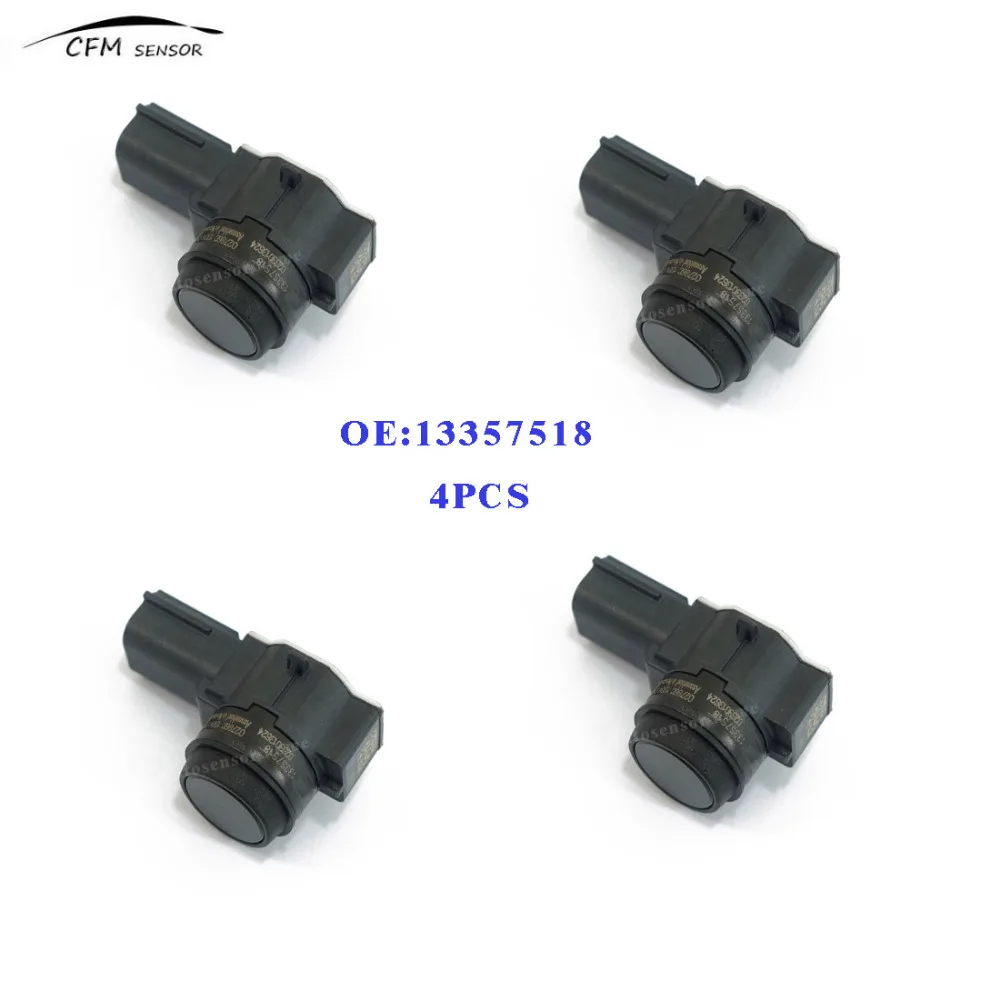4pcs New 13357518 Pdc Parking Sensor Bumper Object Aid Backup For Gm ...