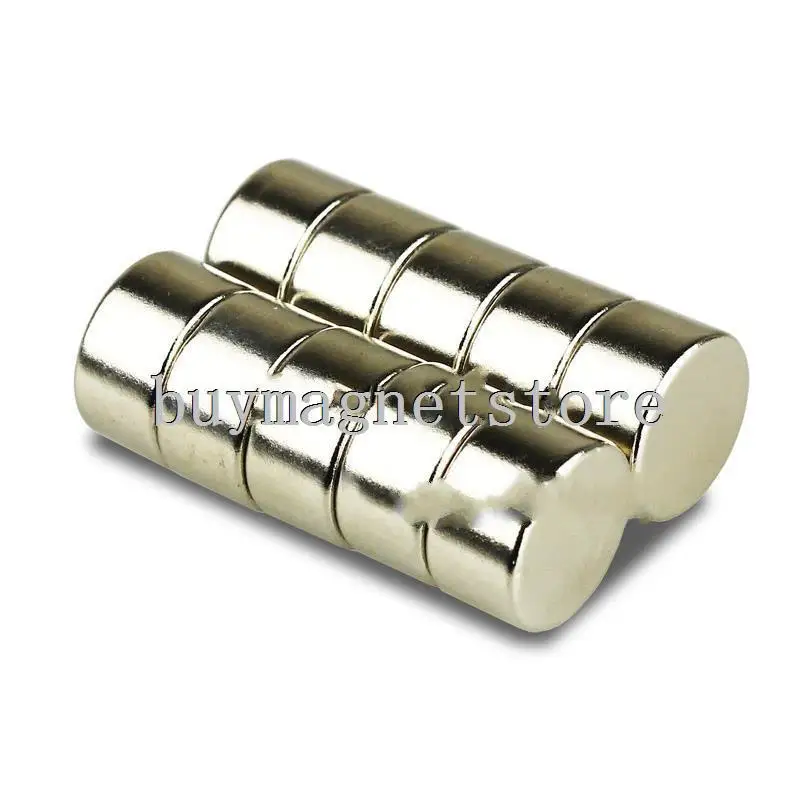 18*10 10 Strong Power Neodymium Cylinder Magnet 18 mm x 10 mm Round ...