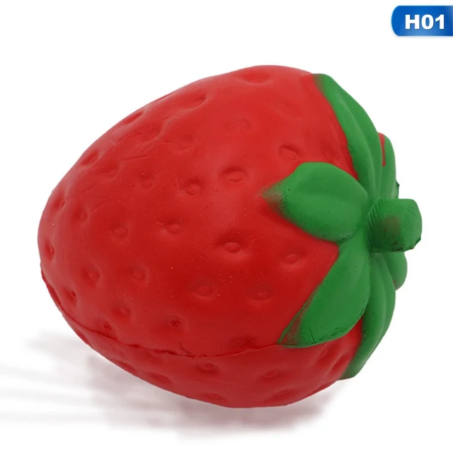 Squeeze Pu Slow Rebound Simulation Fruit Big Strawberry Toy Brithday