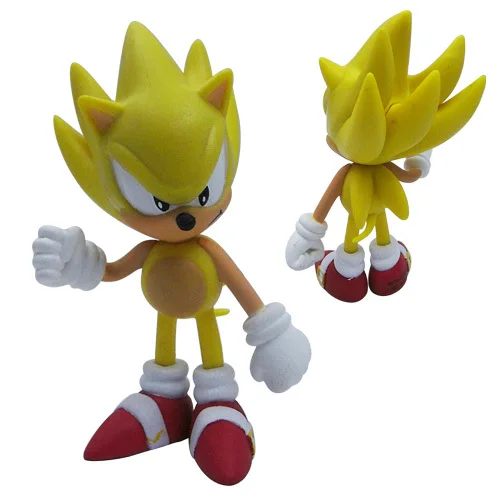SONIC THE HEDGEHOG YELLOW SUPER SONIC 2.28'' ACTION FIGURE|action ...