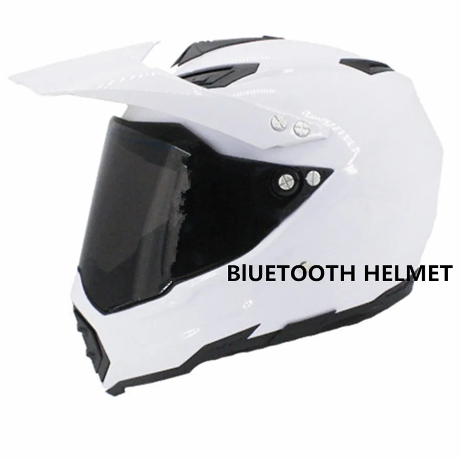 Motorcycle Bluetooth Helmets Full Face Helmet,Built-in Integrated ...