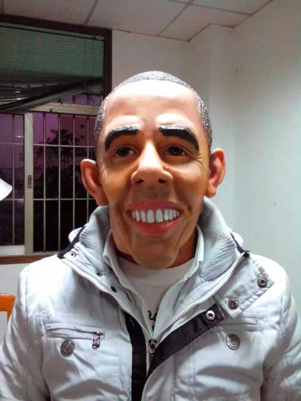 Helloween High Quality Obama Person Mask,Realistic People face famous ...