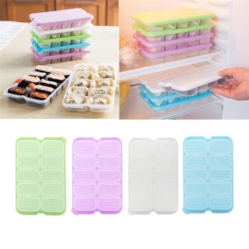 Multifunctional 1pcs Dumplings Storage Box Refrigerator Crisper ...