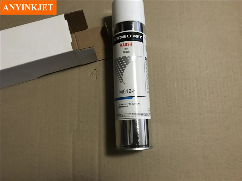 Tinta de M512 K original para Videojet 100%, botella de tinta negra de ...